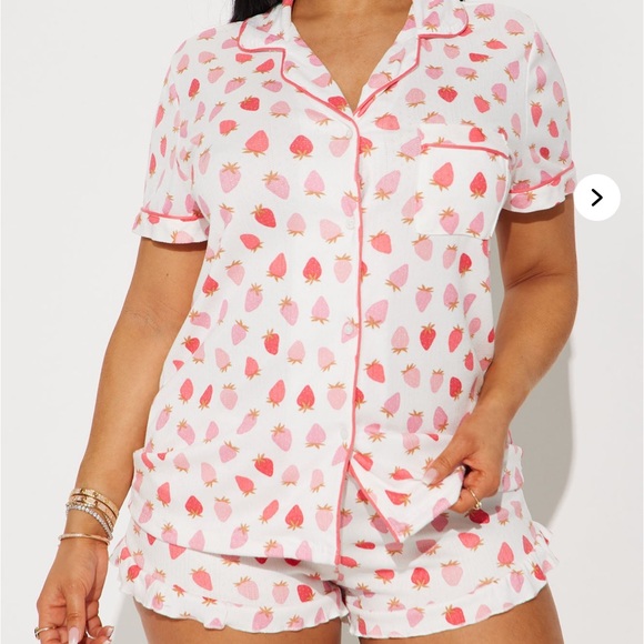 Fashion Nova | Intimates & Sleepwear | Fashion Nova Pink Strawberry ...